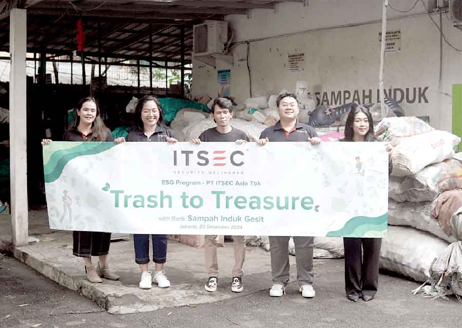 ITSEC Asia Terapkan ESG Berkelanjutan Lewat “Trash to Treasure ...